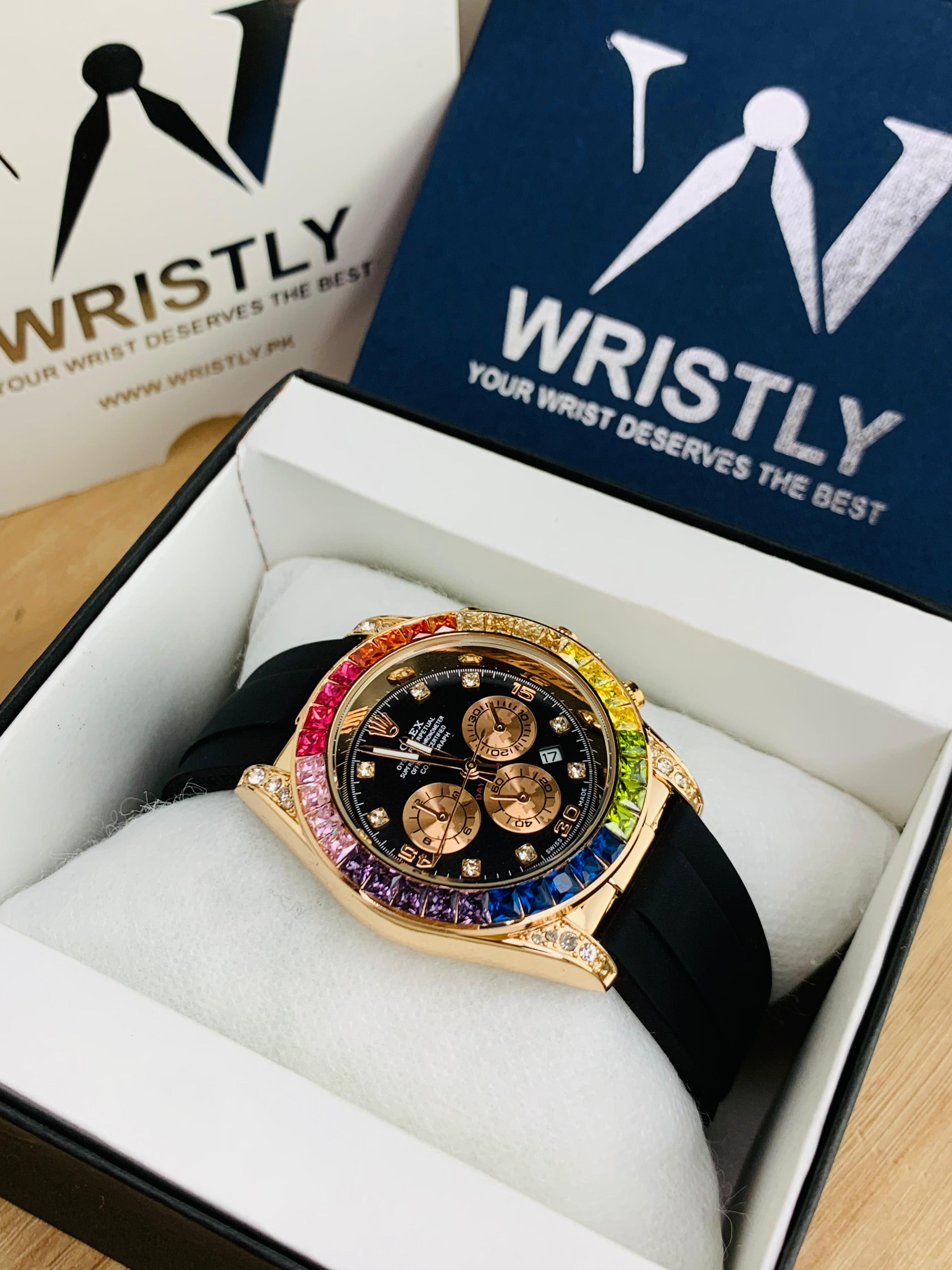 RLX DAYTONA RAINBOW STONE – Wristly
